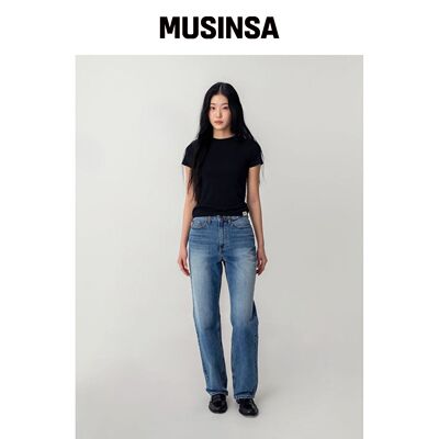 GLOWNY 艾玛牛仔裤 (蓝色) MUSINSA韩国官网直邮进口