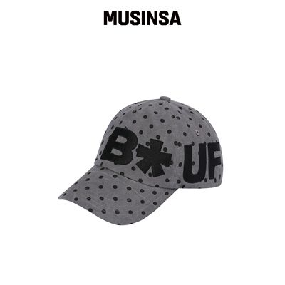 BAUF B SIDE LOGO 棒球帽 [点灰色]韩国官网直邮进口MUSINSA
