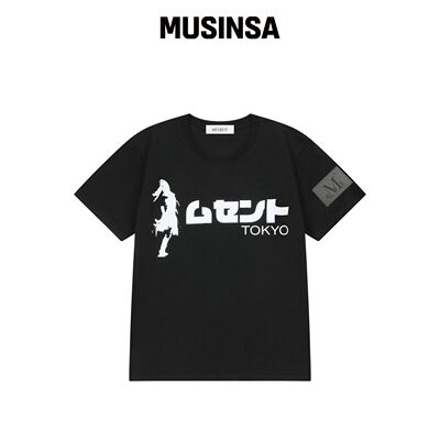 MUCENT 东京 LETTERING 短袖T恤 (2 KOLOR) MUSI韩国官网直邮进口