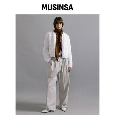 MOLLIOLLI KIM 可翻转开衫夹克 [WHITE] MUSINSA韩国官网直邮进口