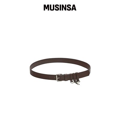 DEFGARMENTS 双环皮带 [棕色] MUSINSA韩国直邮官方正品