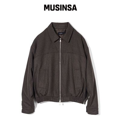MASSNOUN 西部羊毛夹克 MFFJK001-BR韩国官网直邮进口MUSINSA