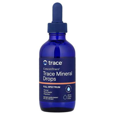 Trace,ConcenTrace，微量矿物质滴剂，4 液量盎司（118 毫升）