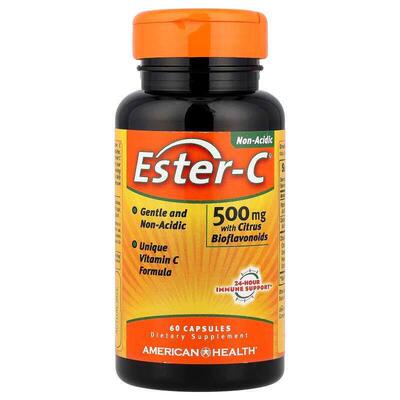 安美氏,含柑橘生物类黄酮的 Ester-C®，60 粒胶囊