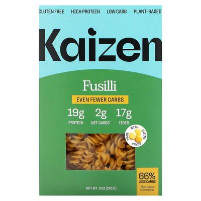 Kaizen,螺旋面，无谷蛋白，高蛋白，低碳水化合物，植物基，8 盎2
