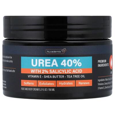 Nuvadermis,Foot and Body Cream, Urea 40% with 2% Salicylic A
