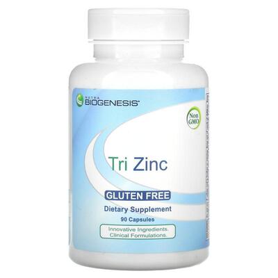 Nutra BioGenesis,Tri Zinc，90 粒胶囊
