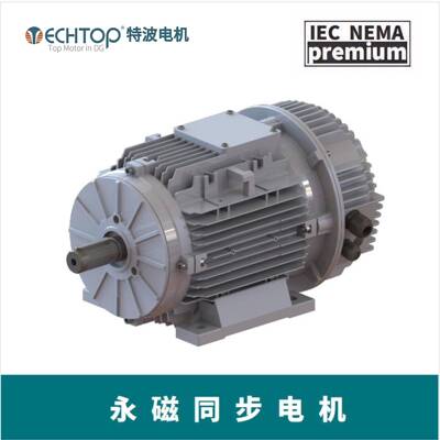 TECHTOP三相380V永磁同步电机YE5/IE5一级能效驱动一体变频电机