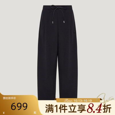 adidas阿迪达斯三叶草女子秋冬PLEATED PANTS运动休闲长裤LH9649