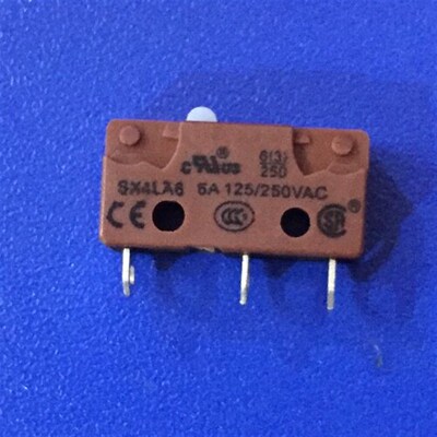 微动开关 SX4LA6 三脚微动开关 6A125/250VAC