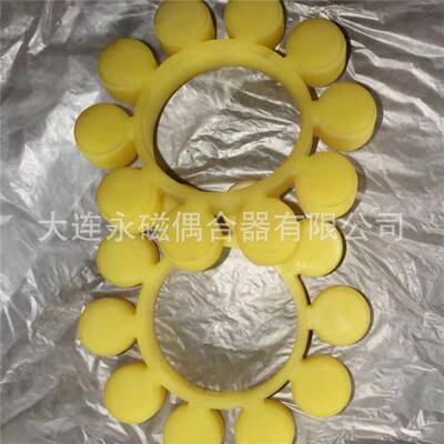 聚氨酯梅花弹性块YOX560 液力偶合器梅花盘 耦合器使用