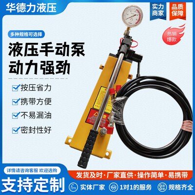 SYB-2A手动液压泵单向手动泵小型试压油泵便携式双作用手压油泵