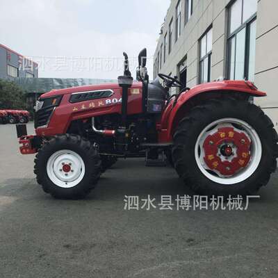 山区窄轮距耕田拖拉机 东方红多缸动力水田旋耕机 704国三新款