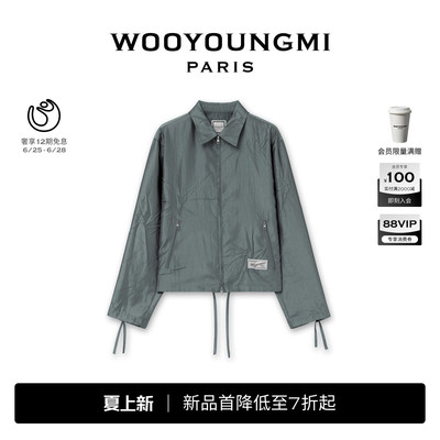 时尚舒适袖口可调节抽绳设计夹克