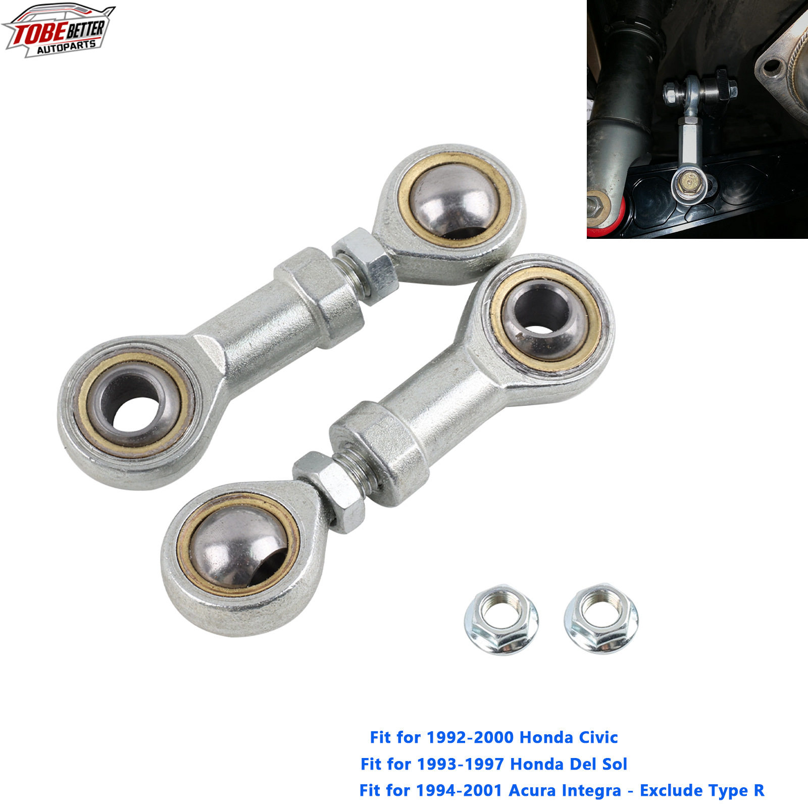 跨境防倾平衡杆替换末端连杆适用92-00 Civic 94-01 Integra DC2