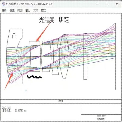 zemax 光学设计 ,安防镜头,zemax设计