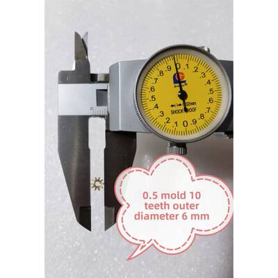 0.5模具10齿山能机械铜齿轮小模数齿轮孔1.5/2/2.3/3/3.16现货