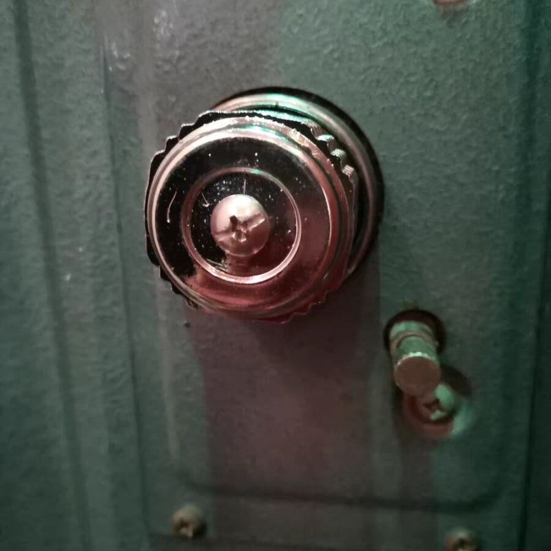 大门把手执手外装锁自动锁老式配件盖子圆旋钮门锁碰锁防盗门