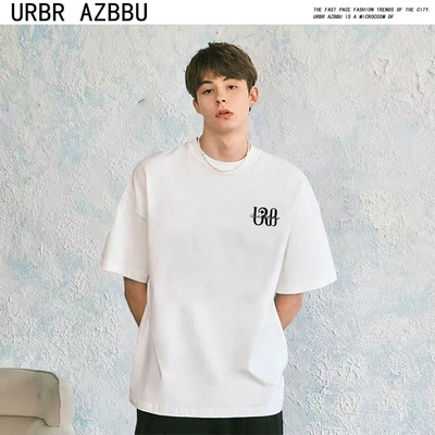 URBRAZBBU2026新款春夏男女同款宽松潮牌爆款休闲T恤