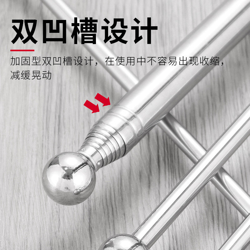 空鼓锤验房工具伸缩加长验收棒墙面瓷砖地砖空鼓检测锤装修响鼓锤