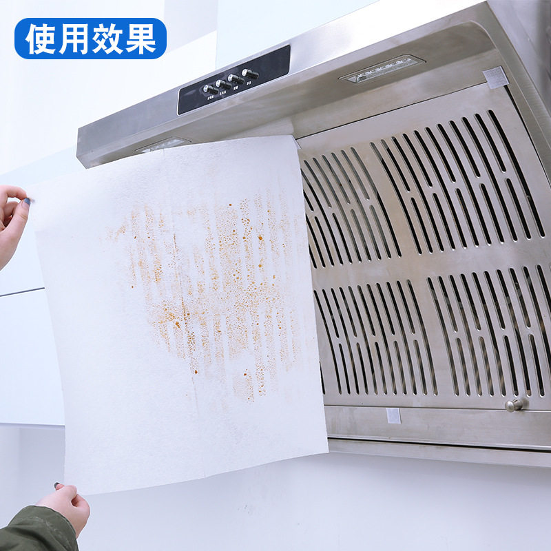 厨房油烟机通用吸油棉防油贴纸家用纸膜过滤网专用吸油面纸隔油垫