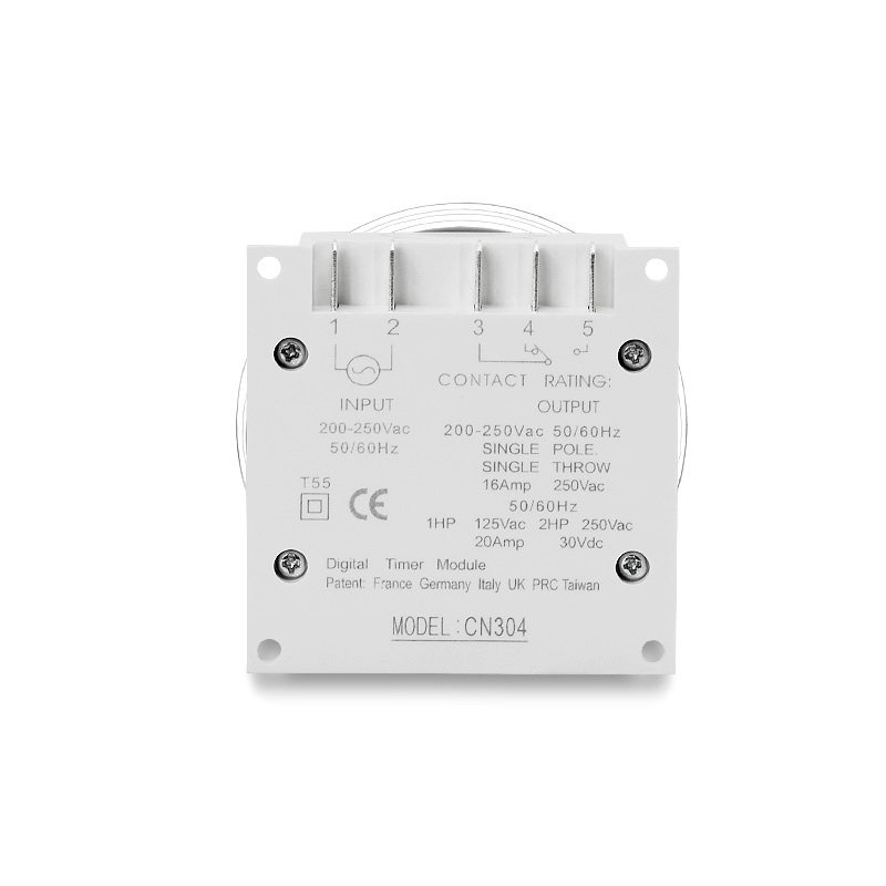 TM619H时控开关CN304E定时器两路异时工作常开常闭双路交换5P防尘