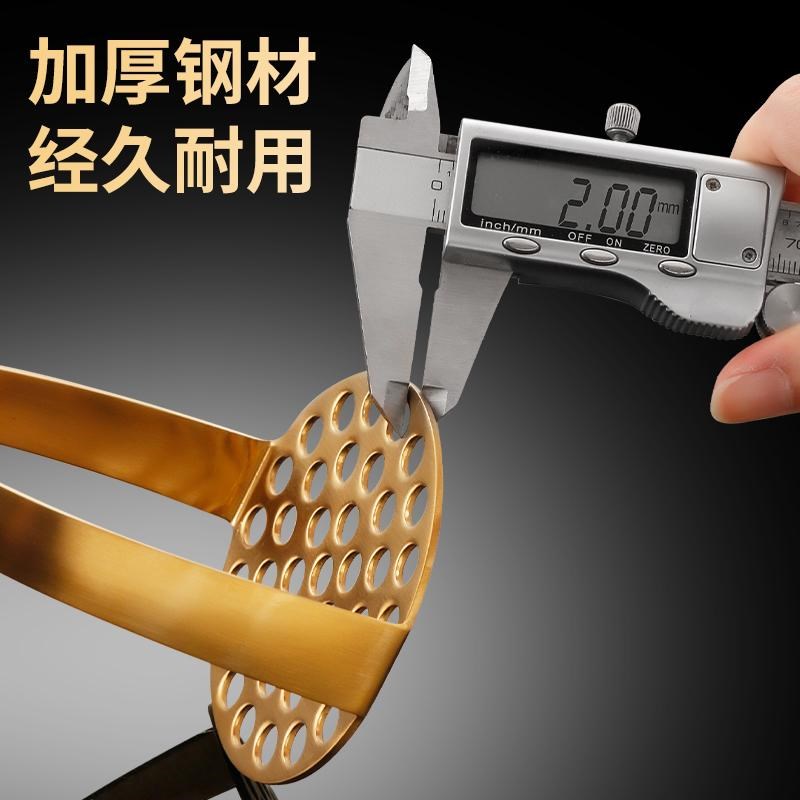 不锈钢地瓜捣碎器家用压薯器厨房工具手动多功能捣泥器土豆压泥器