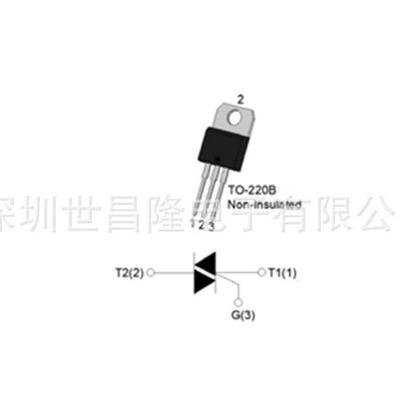 T2050H-6B-US捷捷微高结温双向可控硅600V 20A TO-220B封装  正品