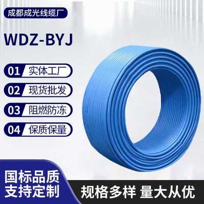 WDZB-BYJ低烟无卤阻燃电线WDZ-BYJE聚烯烃电线 销售