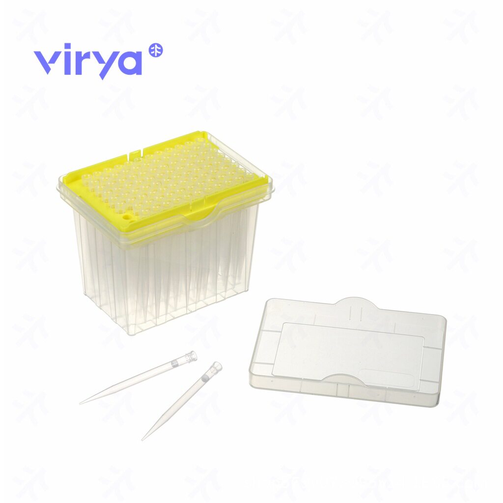 VIRYA1000ul工作站透明吸头 移液器通用吸嘴 导电黑色透明tecan