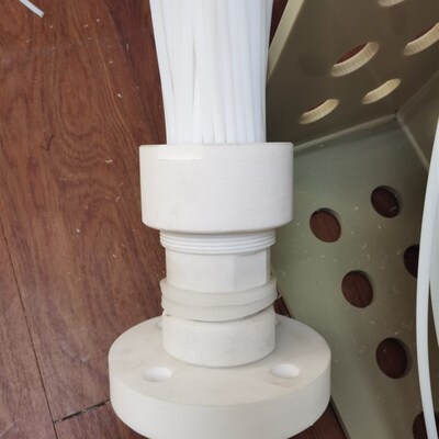 PTFE/PVDF聚四氟接头聚四氟盘管换热器冷却降温热水蒸汽循环加热