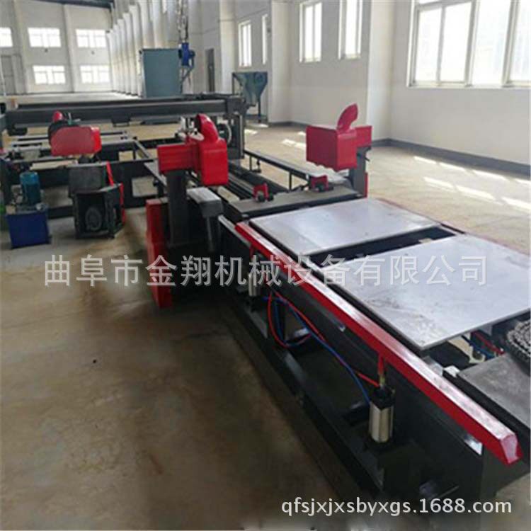 木门四边锯批发厂家 自动推板不崩边门扇四边锯 数控木模板四边锯