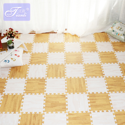 泡沫地垫一整张爬爬垫冬季加绒厚卧室EVC无味地面防潮垫层室内