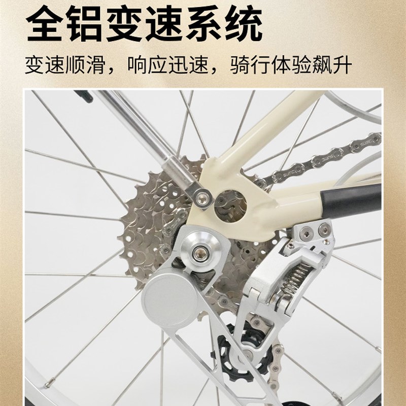 Bxcc C系列城市七速国布折叠式自行车国产小布折叠式超轻型轻便自