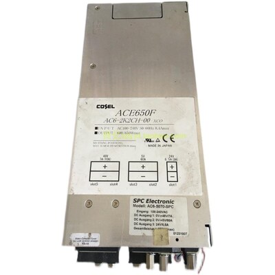 拆机二手 原装COSEL ACE650F AC6-2K2CH-00 电源 24V 5V 48V