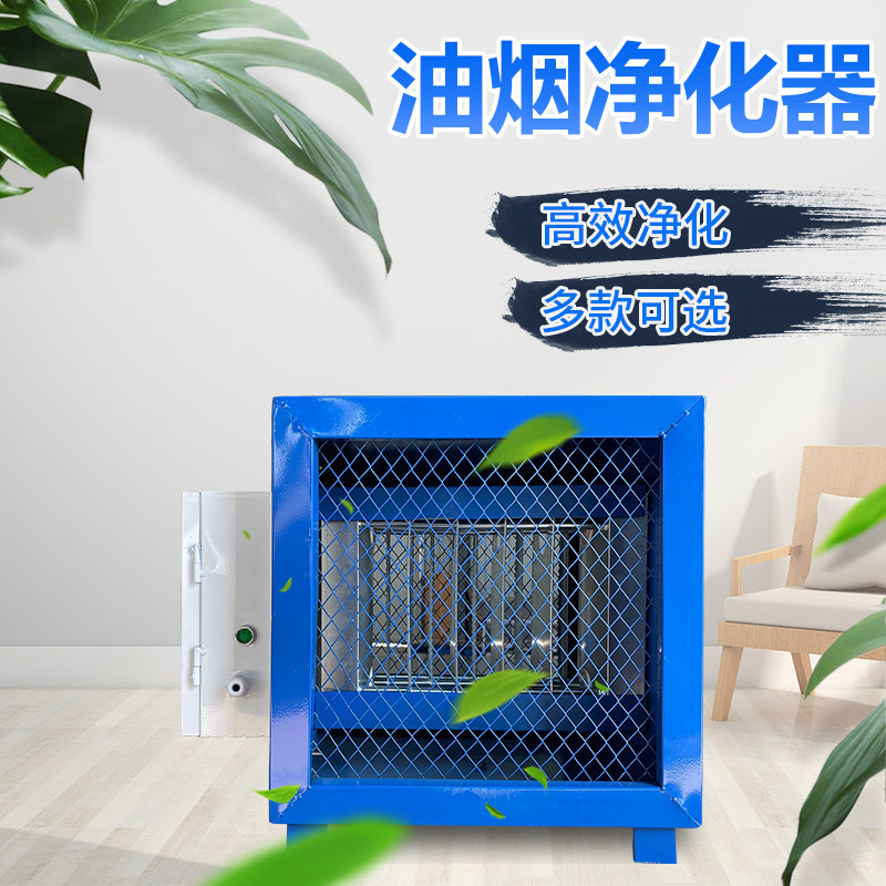 小型高空4000风量静电式油烟净化器饭店厨房餐饮商用油烟分离器包