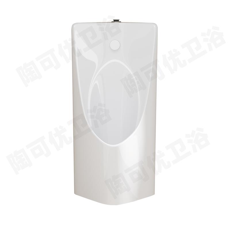 小户型墙角小便斗陶瓷三角形手按小便器挂墙式家用感应一体小便池