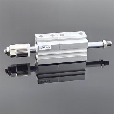 超薄型气缸SDATJ20X40X63X100X25X50S双行程多位置可调节非标定制