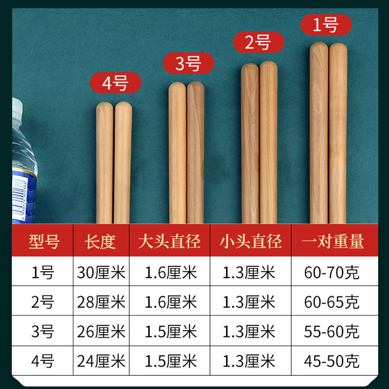 玄鹤梨木堂鼓鼓棒堂鼓槌专业鼓锤打鼓棒堂鼓棒小鼓棒实木耐用鼓槌