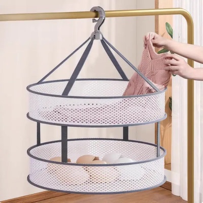 【爆款热卖】折叠晾衣网晒袜子神器晾衣晾晒羊毛衫平铺的网兜XY2