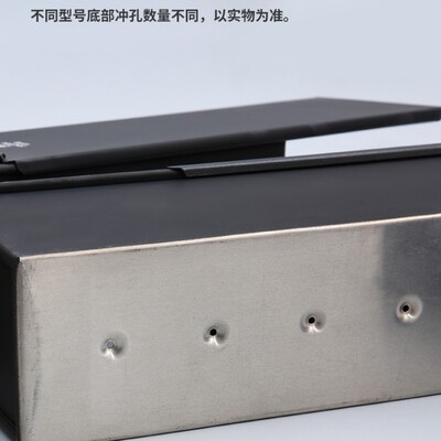 三能黑色吐司面包模具SN2066烘焙烤箱450g土司盒波纹带盖2326不粘