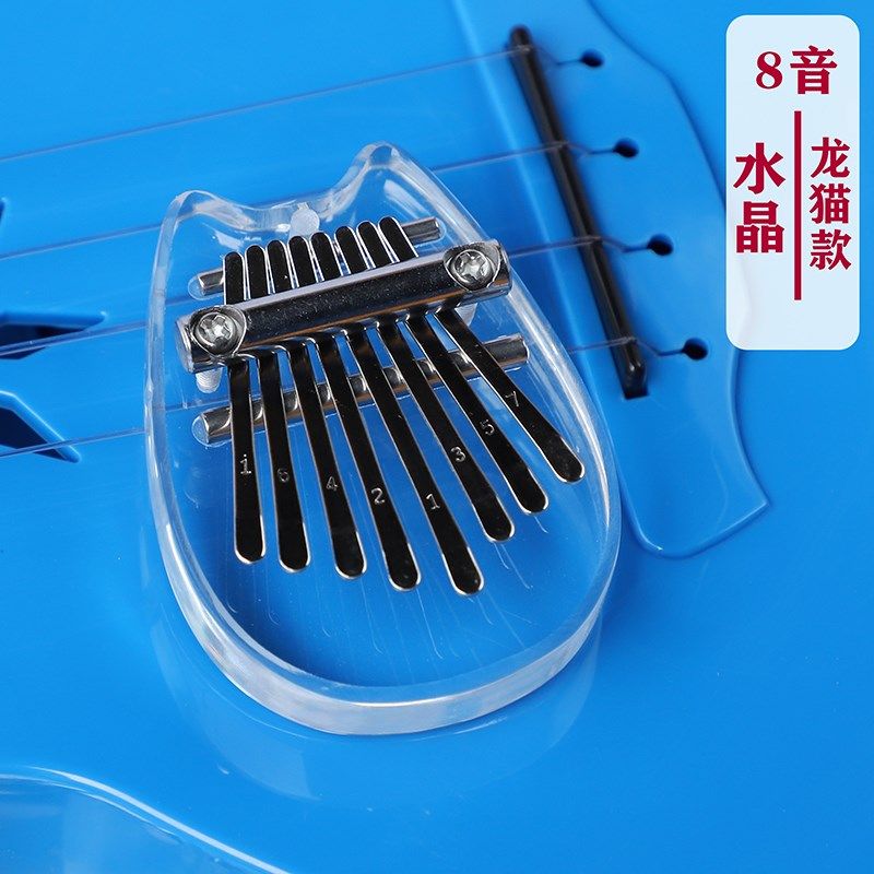 卡林巴拇指琴初学者水晶透明8音手五指姆钢琴男女生小众迷你便携