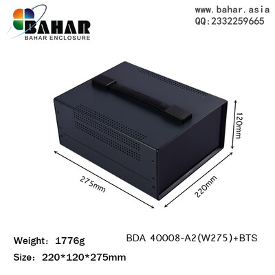 巴哈尔壳体ABS塑料面板DIY仪表机箱设备铁外壳BDA40008-(W275)BTS