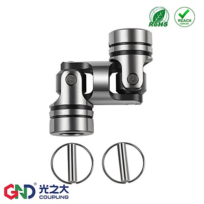 HZ02双节销钉万向节联轴器固定销型十字轴精密连轴器大扭矩连接器