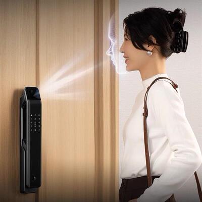 德施曼智能门锁人脸识别猫眼大屏家用入户指纹密码锁小嘀Q3Fpro