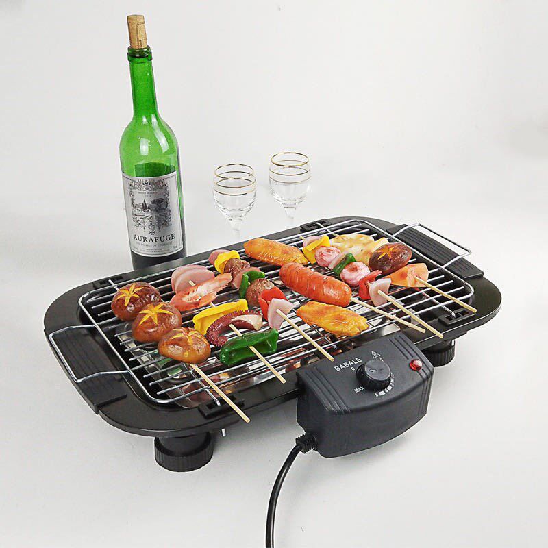 韩式多功能家用无烟电烤盘电烤炉电烧烤烤盘大火可调节BBQ 烤串机
