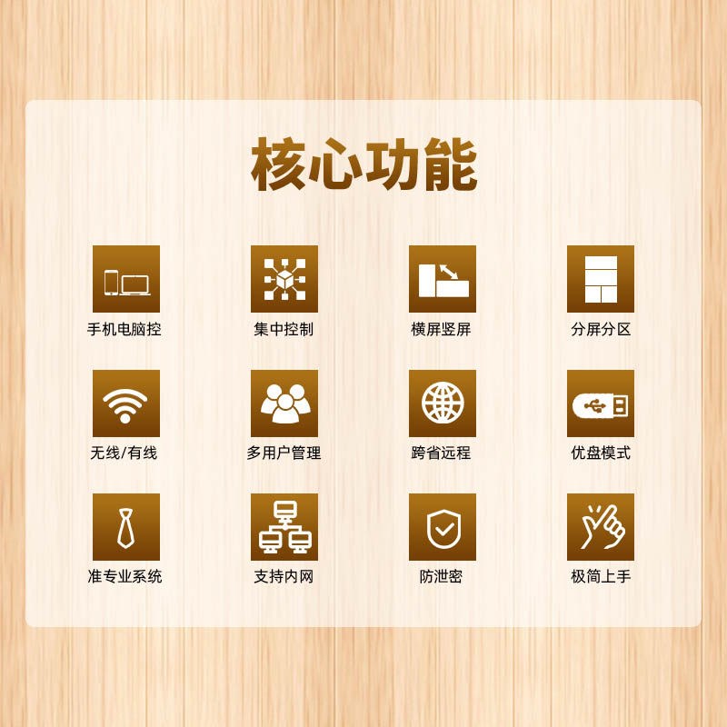 广告机远程信息发布多媒体终端播放盒子主机4k高清横竖屏无线网络