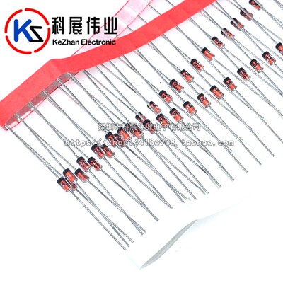 全新环保1N4740A 1W IN4740 稳压管 10V 直插 DO-41