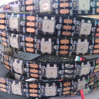 WS2812B幻彩LED灯带5V全彩灯条5050灯珠内置IC炫彩单点单控软灯条