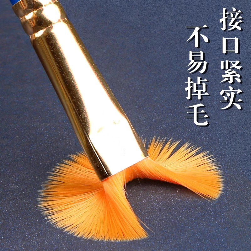 油画笔水粉笔丙烯水彩画笔刷子排笔颜料笔套装美术生专用彩绘笔尼